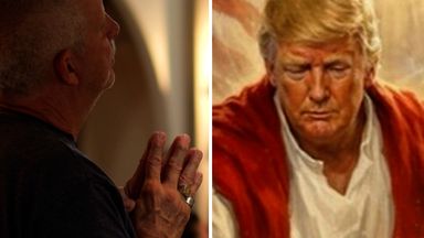 Donald Trump deletes AI image of himself as Jesus - and reveals what it ...