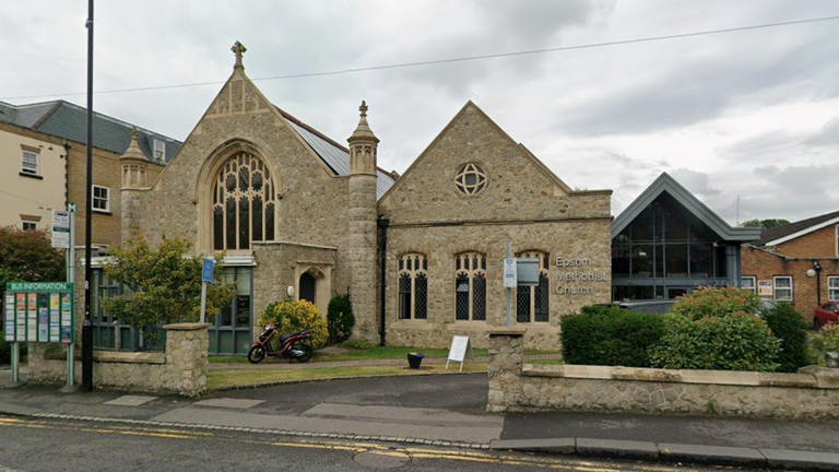 Police appeal after woman raped outside church in Epsom | UK News | Sky ...