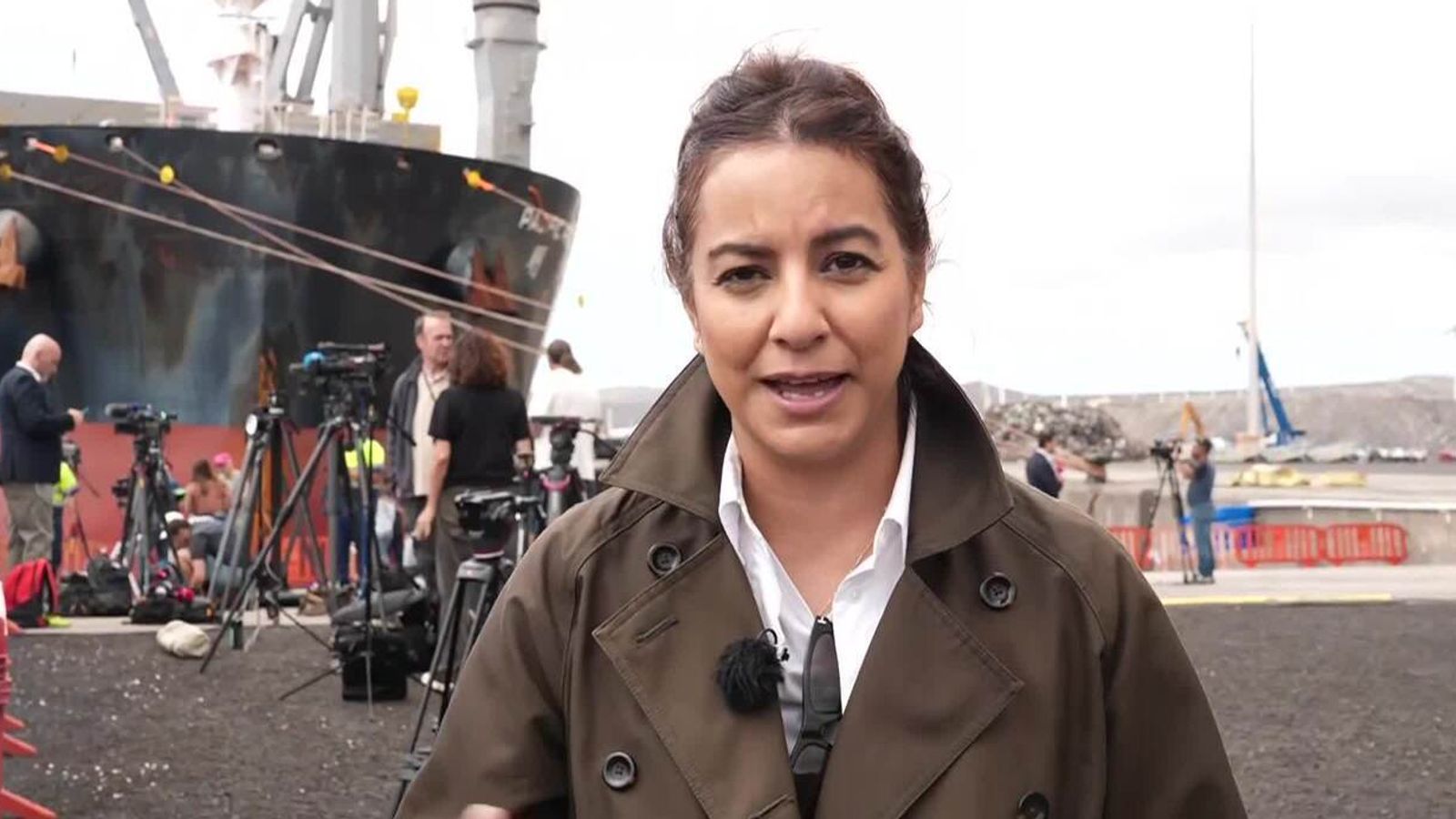 On the ground at Tenerife port awaiting rat virus ship arrival | News ...