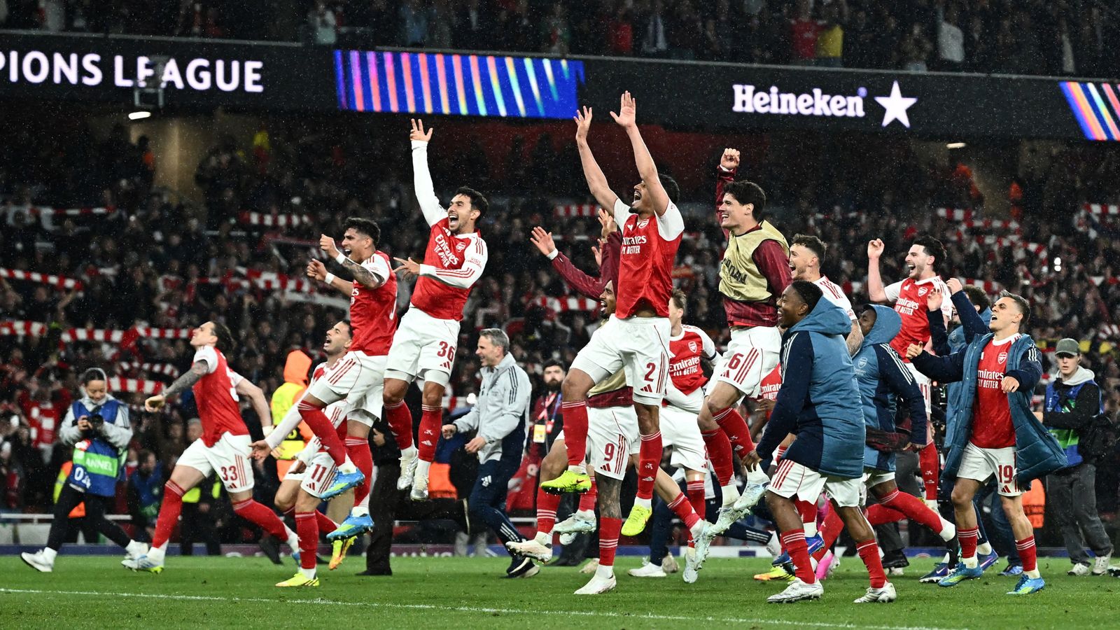 Arsenal reach Champions League final for the first time in 20 years ...