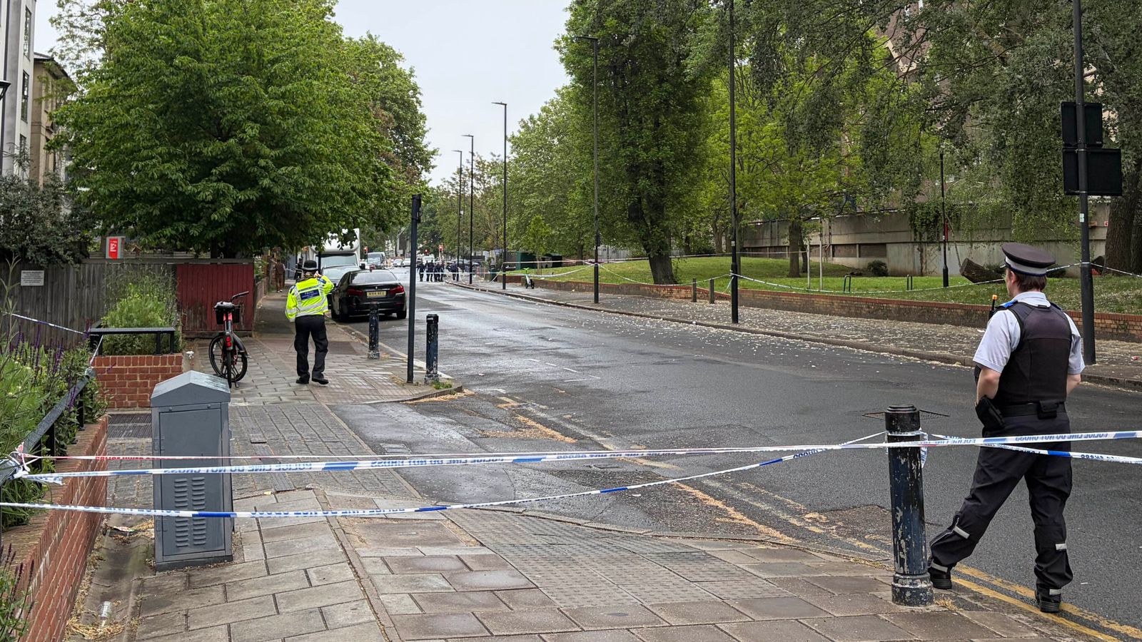 Man in life-threatening condition among four injured in Brixton after ...