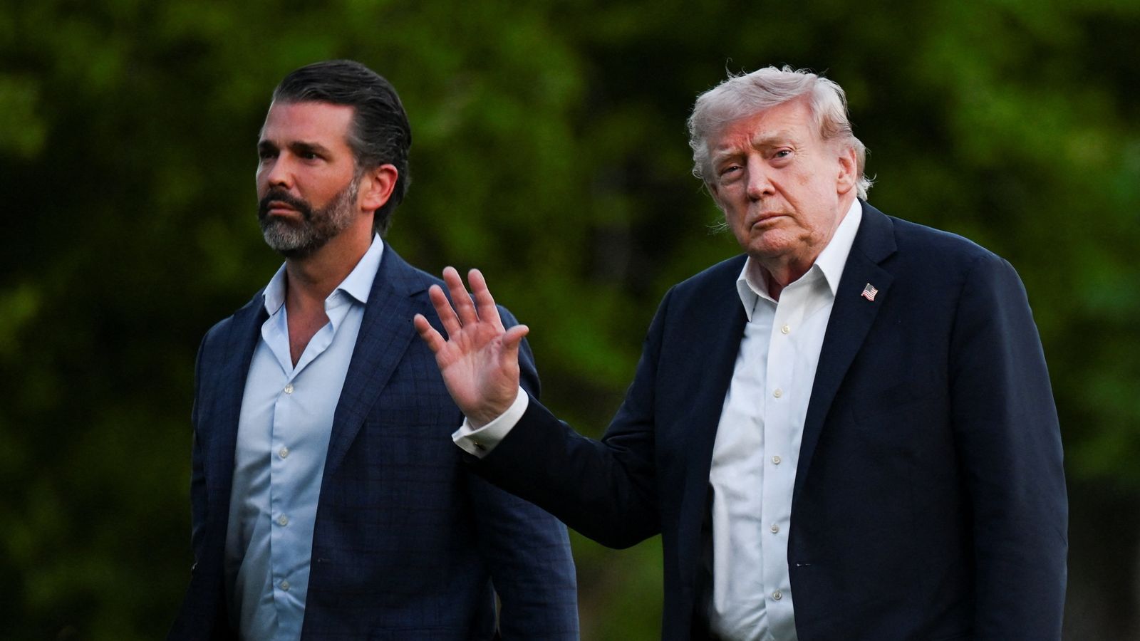Donald Trump Jr gets married - but president not expected to attend ...