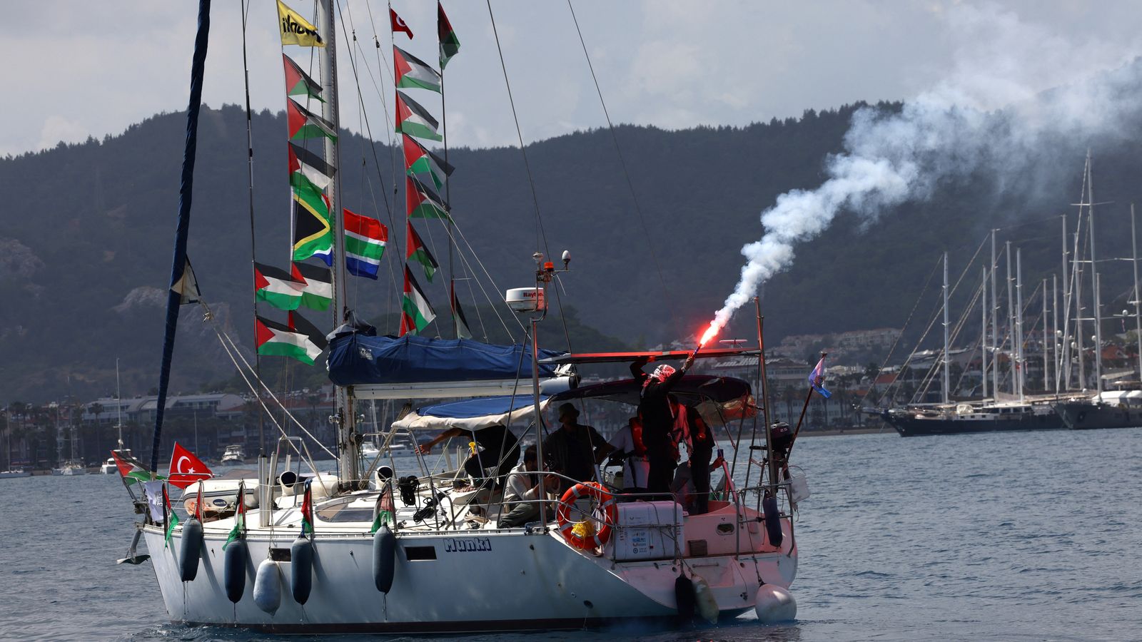 Gaza-bound flotilla movement: All you need to know | World News | Sky News
