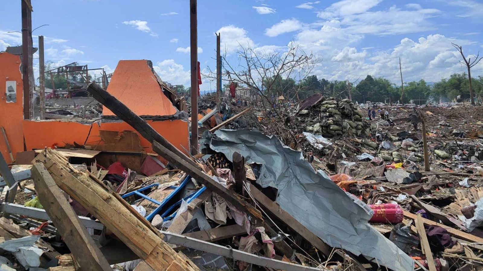 'More than 45' killed after blast at building storing explosives in ...