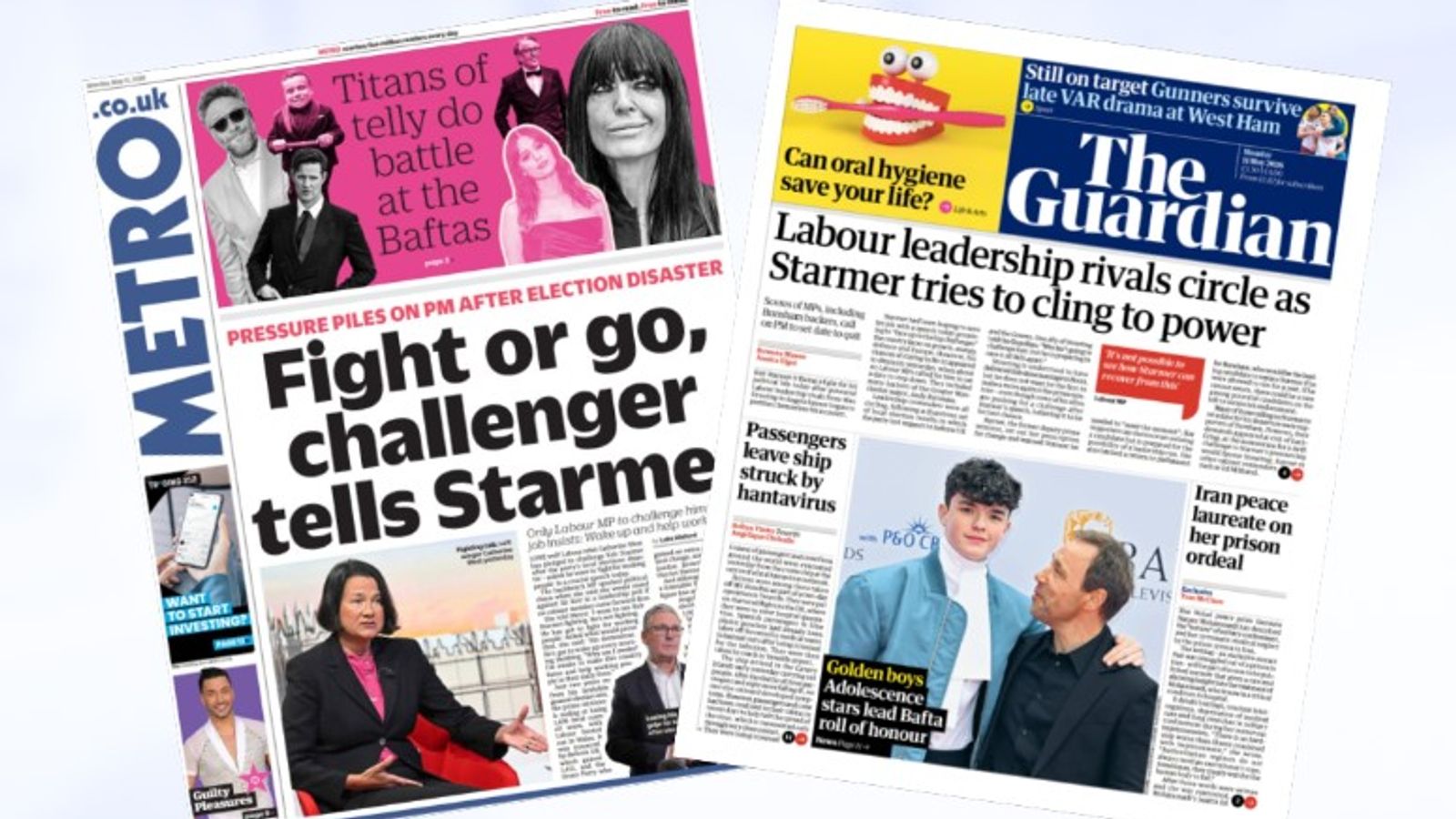 Monday's newspaper front pages | UK News | Sky News