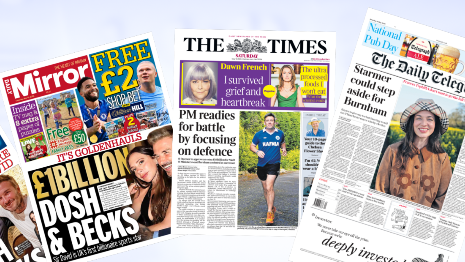 Saturday's newspaper front pages | UK News | Sky News