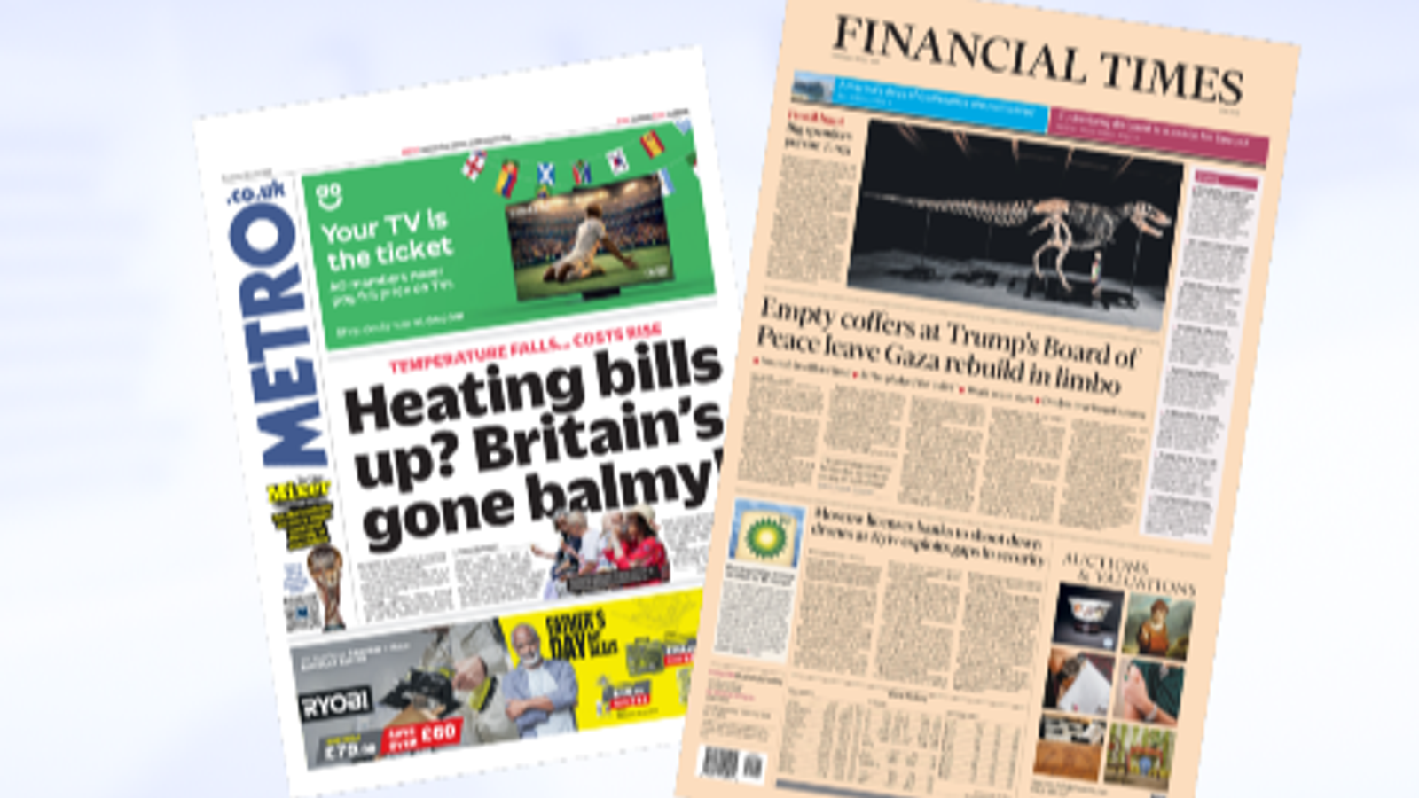 Thursday's newspaper front pages | UK News | Sky News