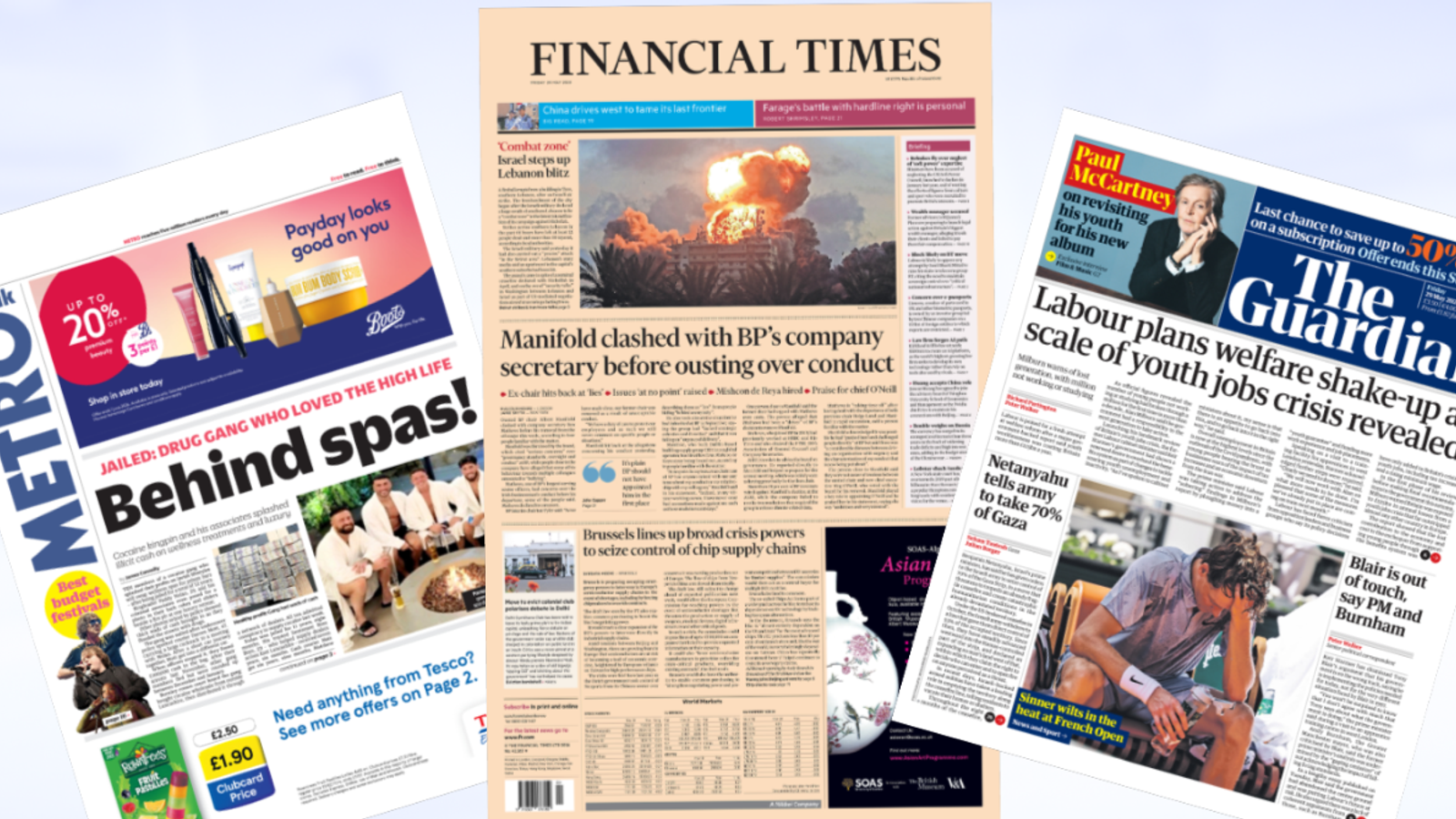 The Wrap: Friday's papers | News UK Video News | Sky News