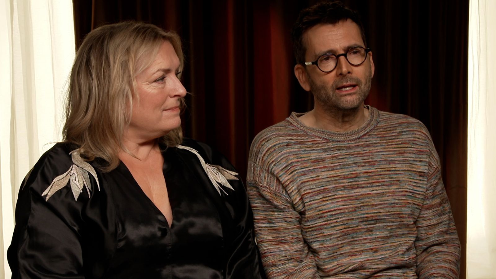 Rivals stars David Tennant and Claire Rushbrook on Jilly Cooper's ...