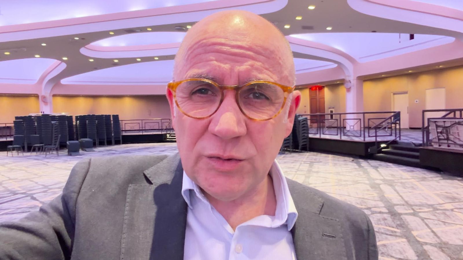 Sky's David Blevins returns to scene of Trump dinner shooting | US News ...
