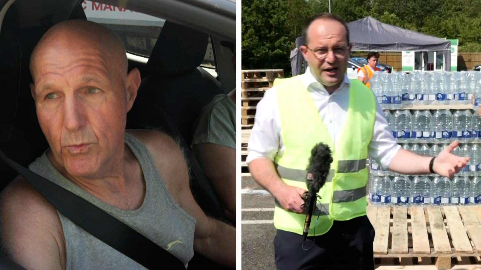 Water company 'needs kick up backside', Kent locals cut off tell Sky ...