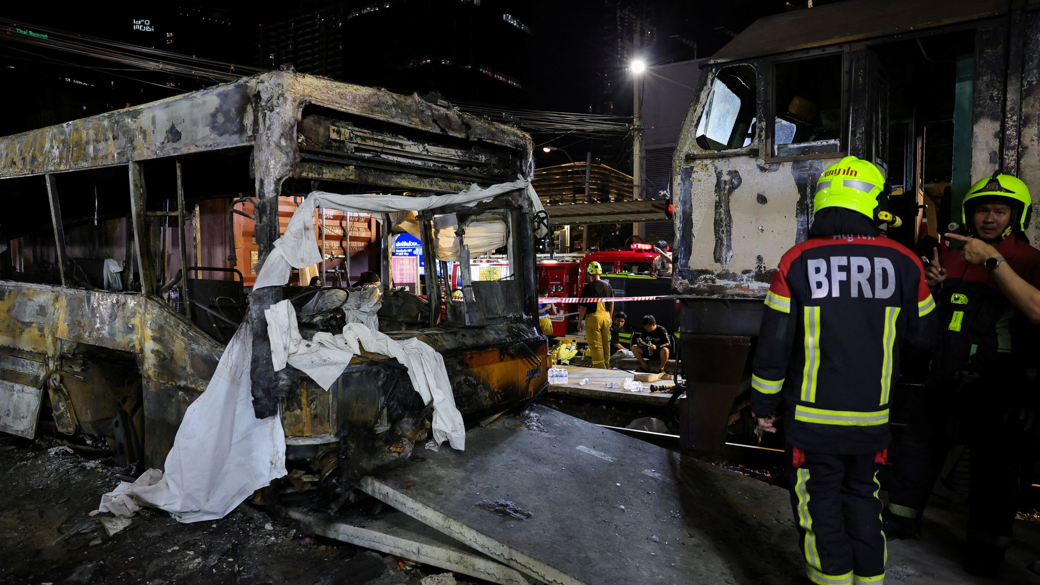 Freight train hits bus in Thailand - at least eight dead | World News ...