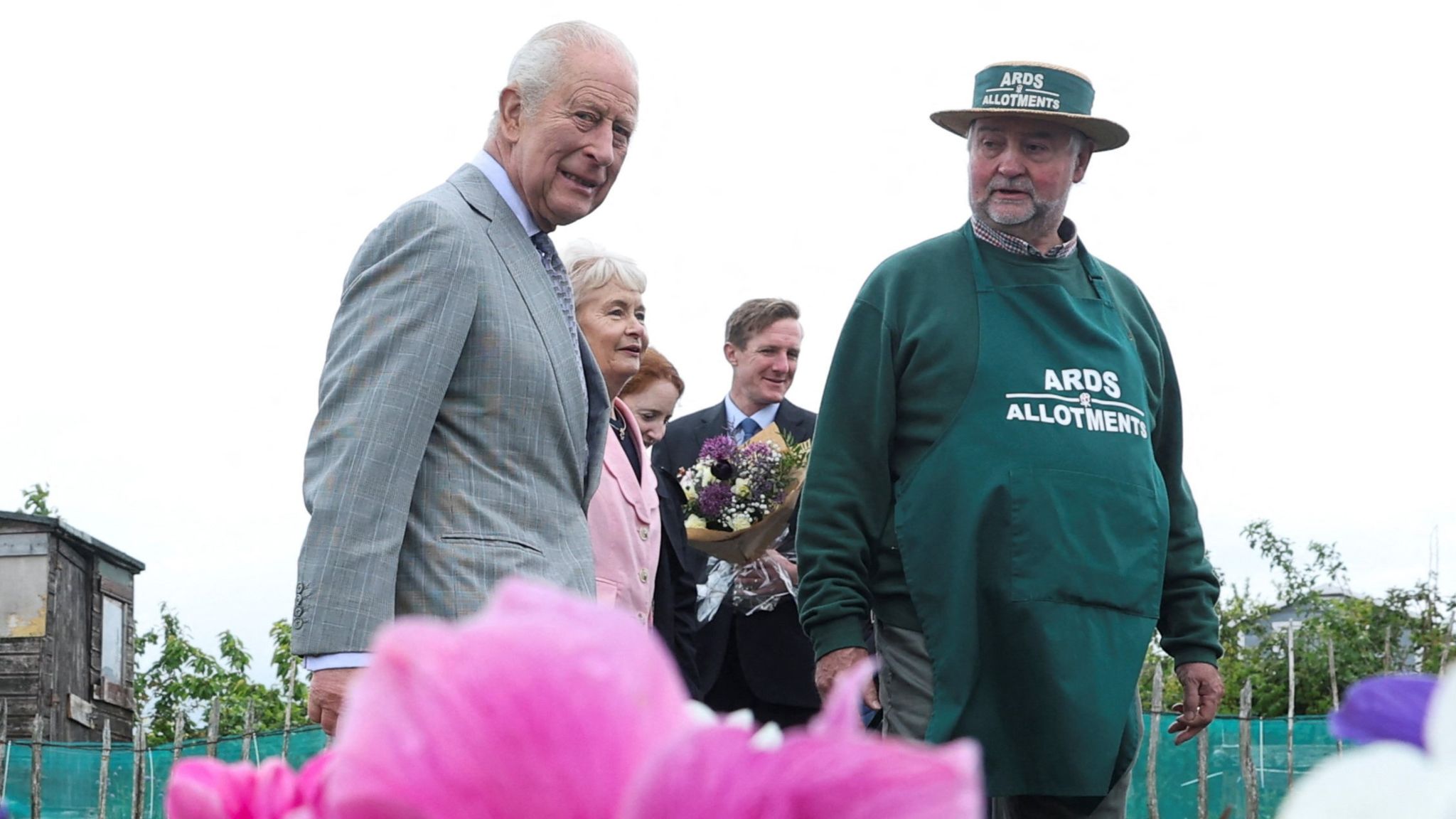King Charles showcases his musical talents on final day in Northern ...