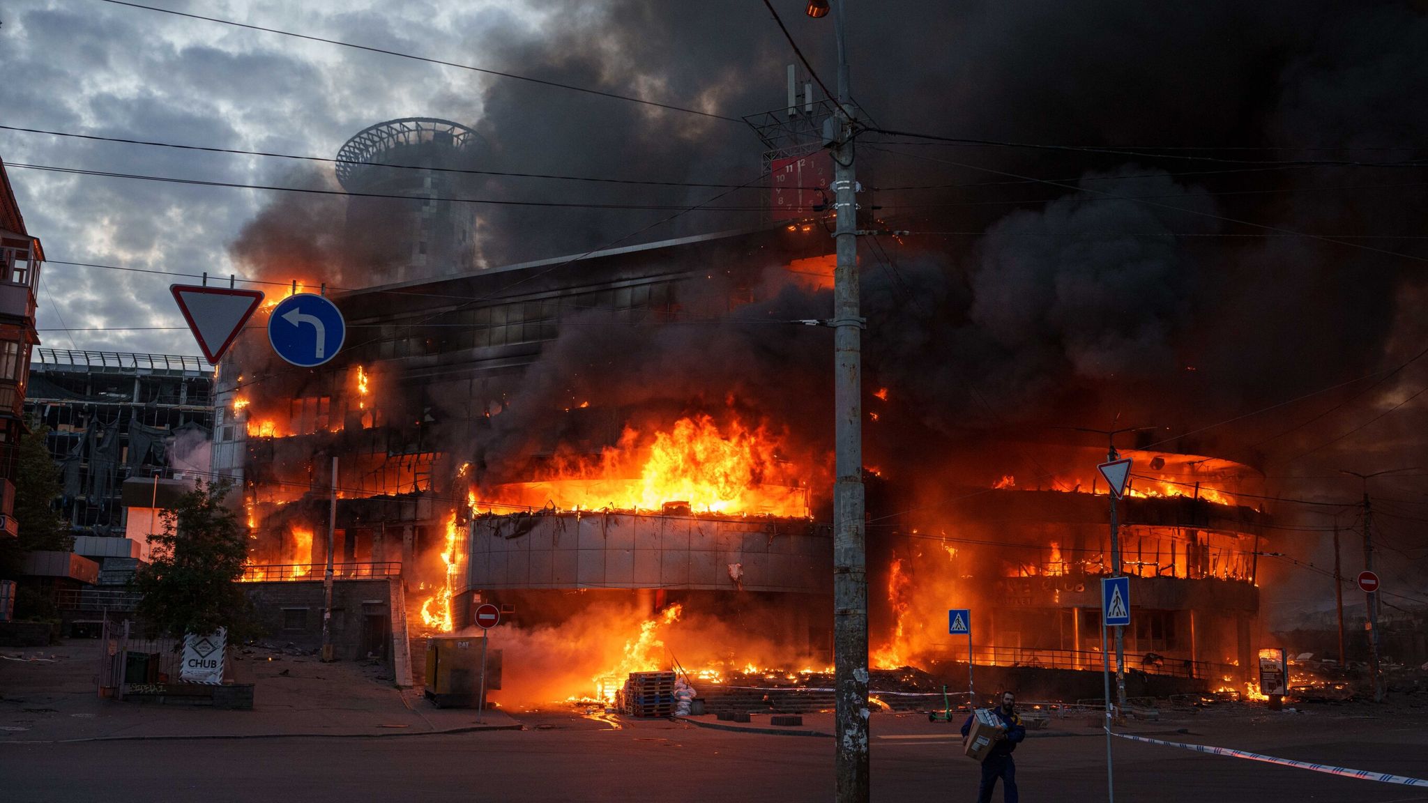 At least four killed in Kyiv airstrikes as hypersonic missile used ...