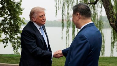 Donald Trump and Xi Jinping day two: A walk in the garden | World News ...