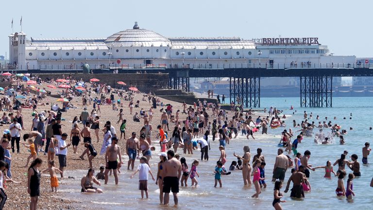 Heatwave latest: Experts warn of 'very real risk' of swimming in open ...