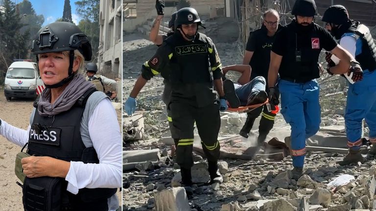 Inside Lebanon's war zone and the casualties paramedics face | News UK ...