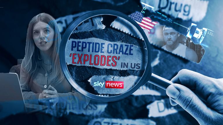 Inside ‘exploding’ US peptides craze | US News | Sky News