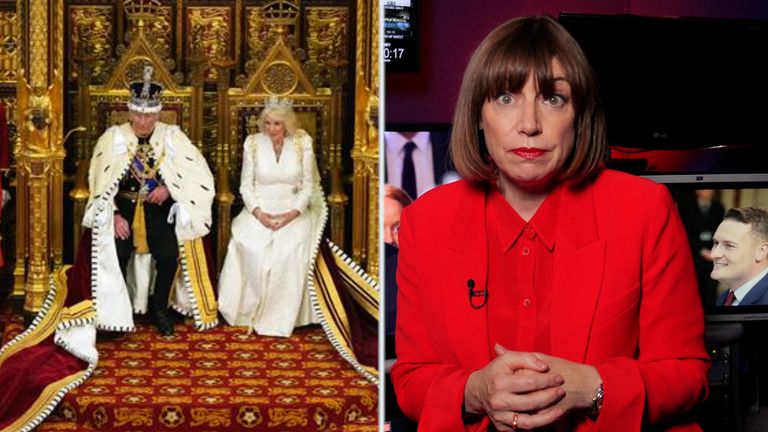 Beth Rigby: Pageantry overshadowed by politics | Politics News | Sky News