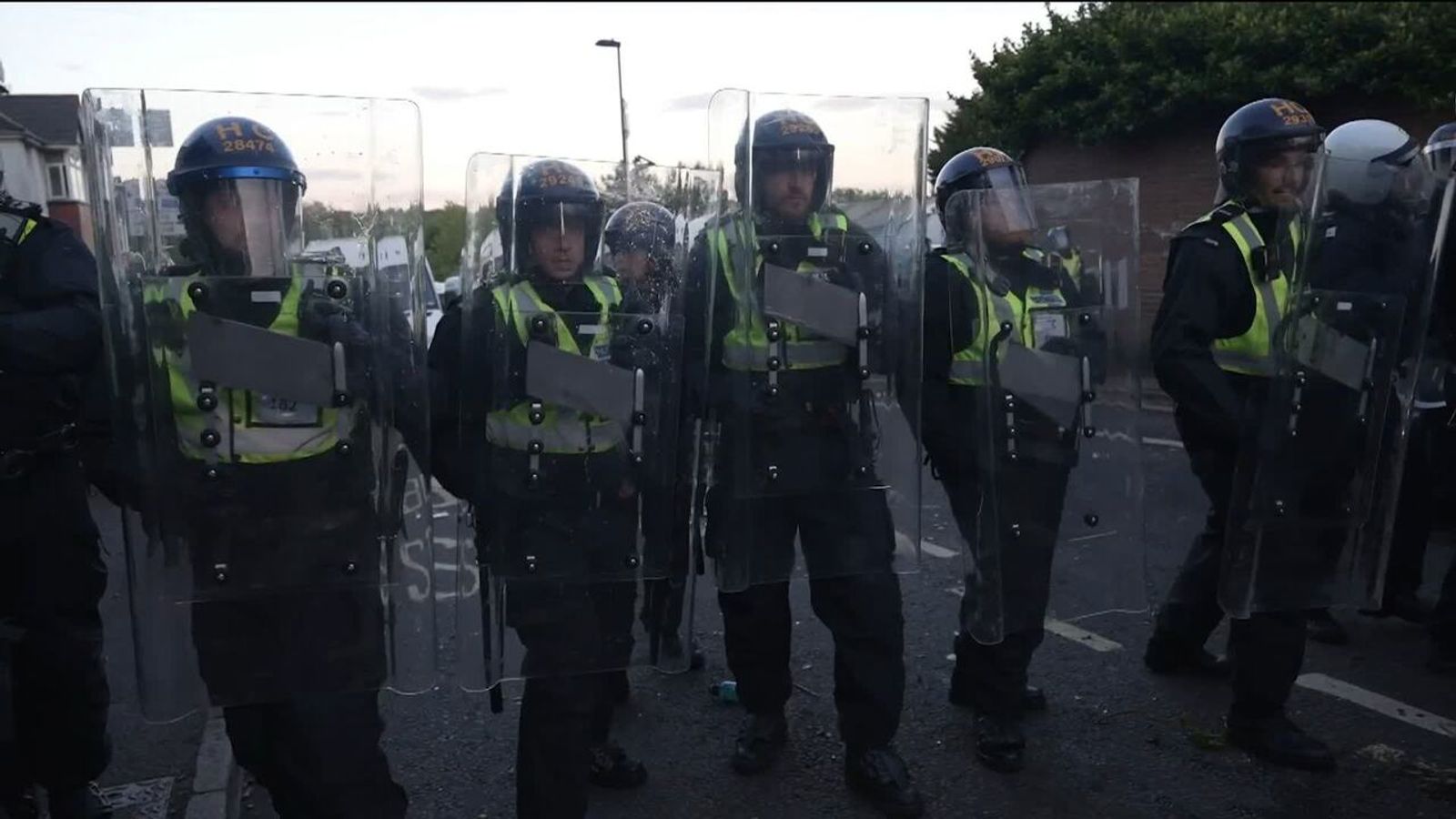 Protests over Henry Novak death turn violent | News UK Video News | Sky ...