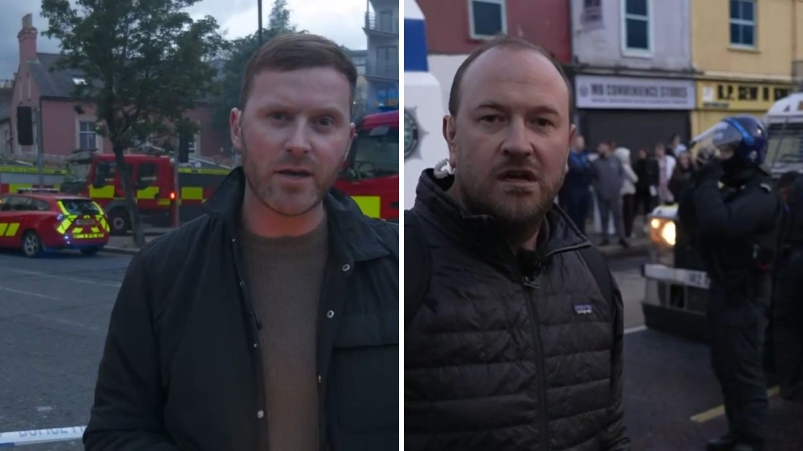 Sky News reports from Belfast following a night of disorder in the city ...