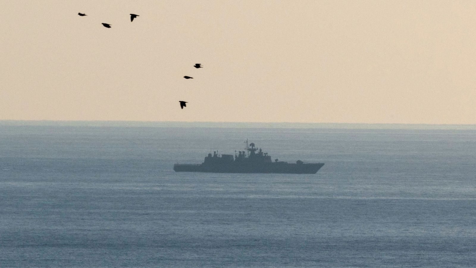 Ukraine war latest: Russia says warship fired warning shots in English ...