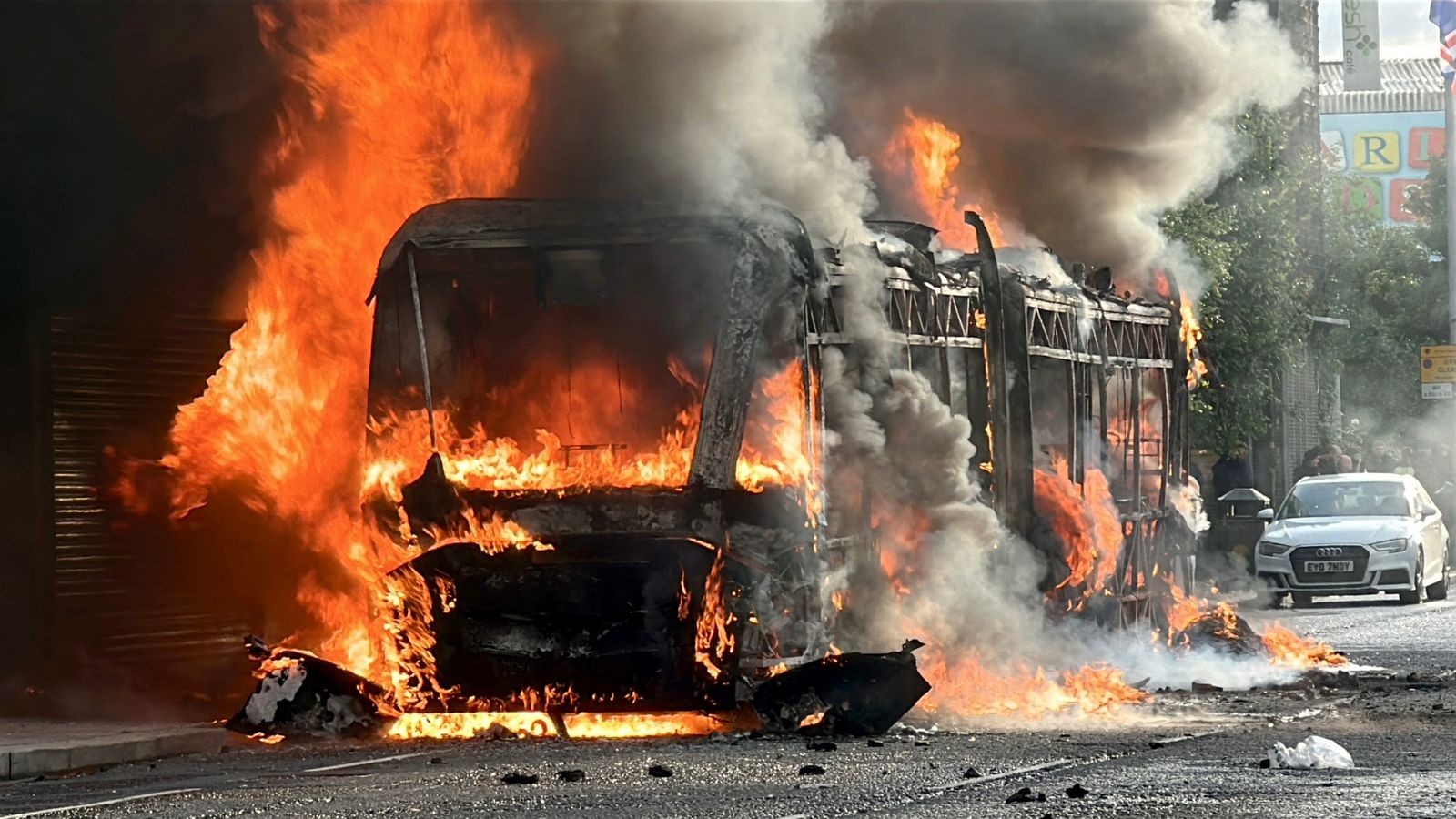 Belfast attack latest: Fires started in city - as suspect, 30, charged ...
