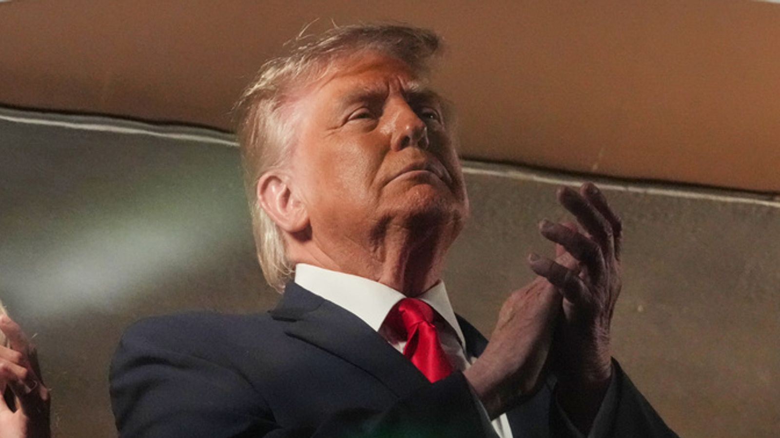 Donald Trump is booed by crowd at basketball event | US News | Sky News