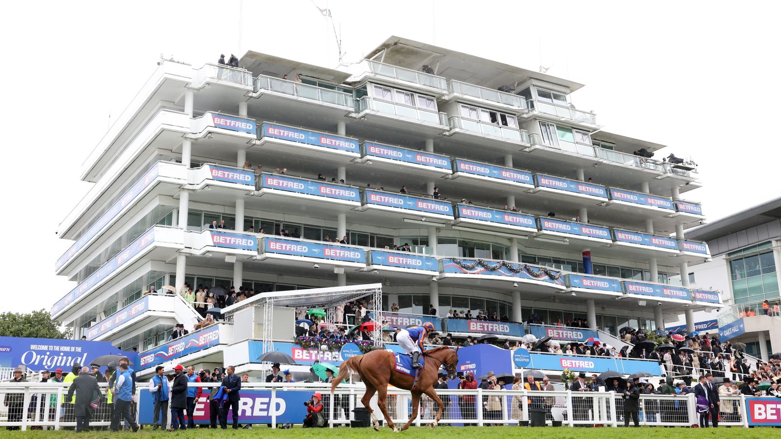 Six arrested over Epsom Derby day fight | UK News | Sky News