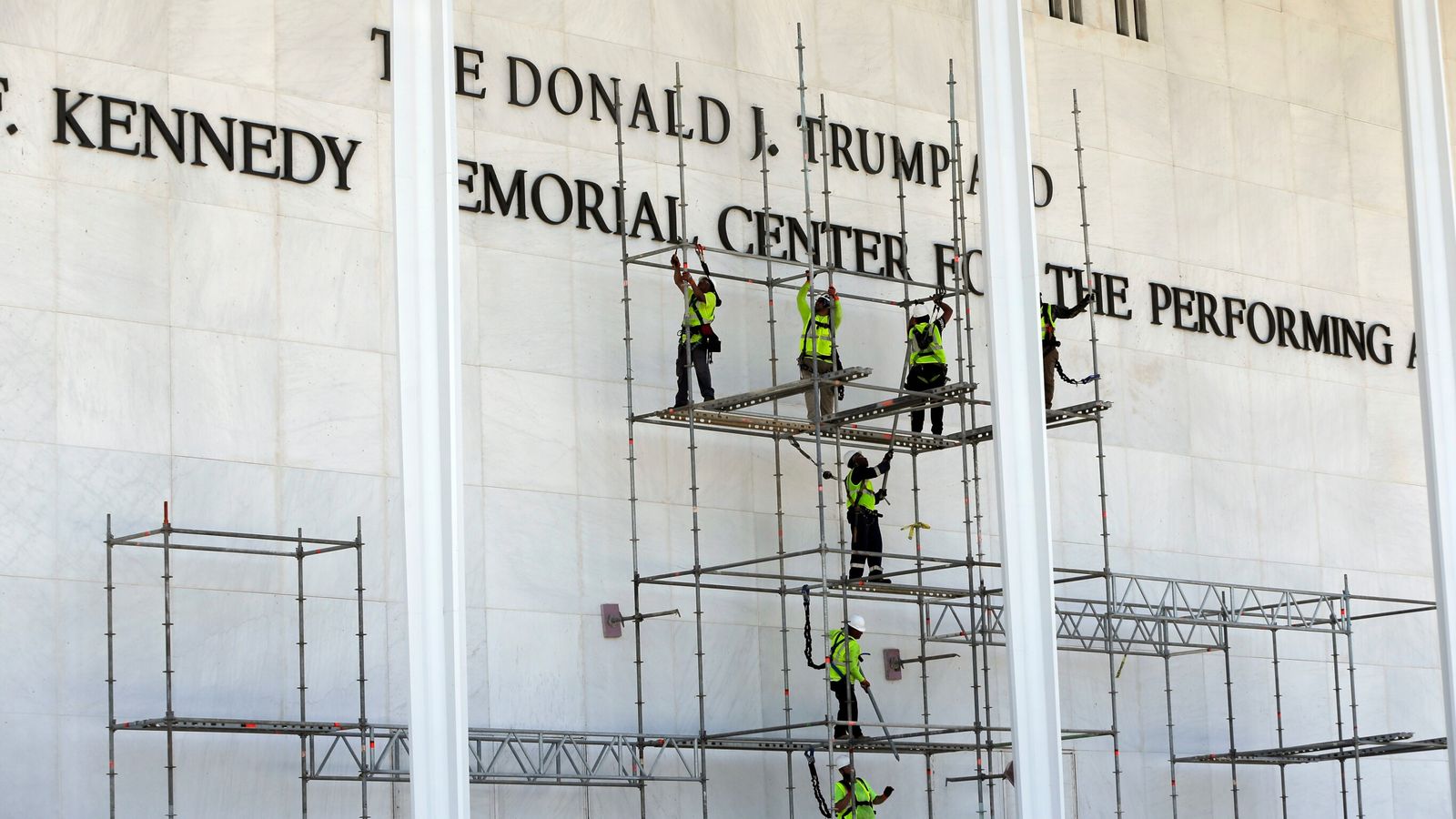 Donald Trump’s name removed from Kennedy Center building and website ...