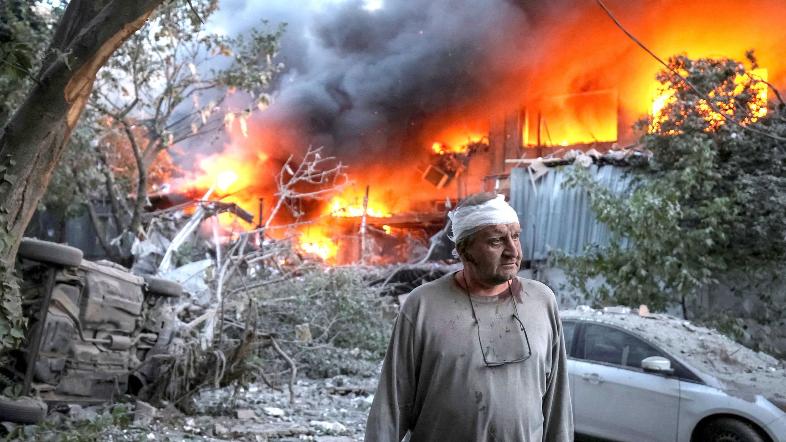 Ukraine war latest: Residents 'blown out of apartment' in one of ...