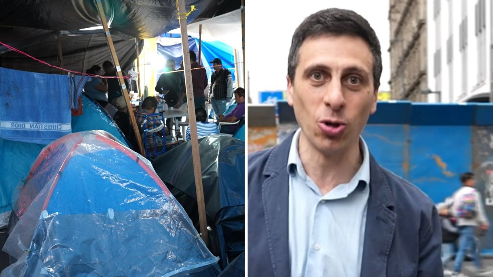 World Cup: Inside Mexico's tent city at fan zone as teachers protest ...
