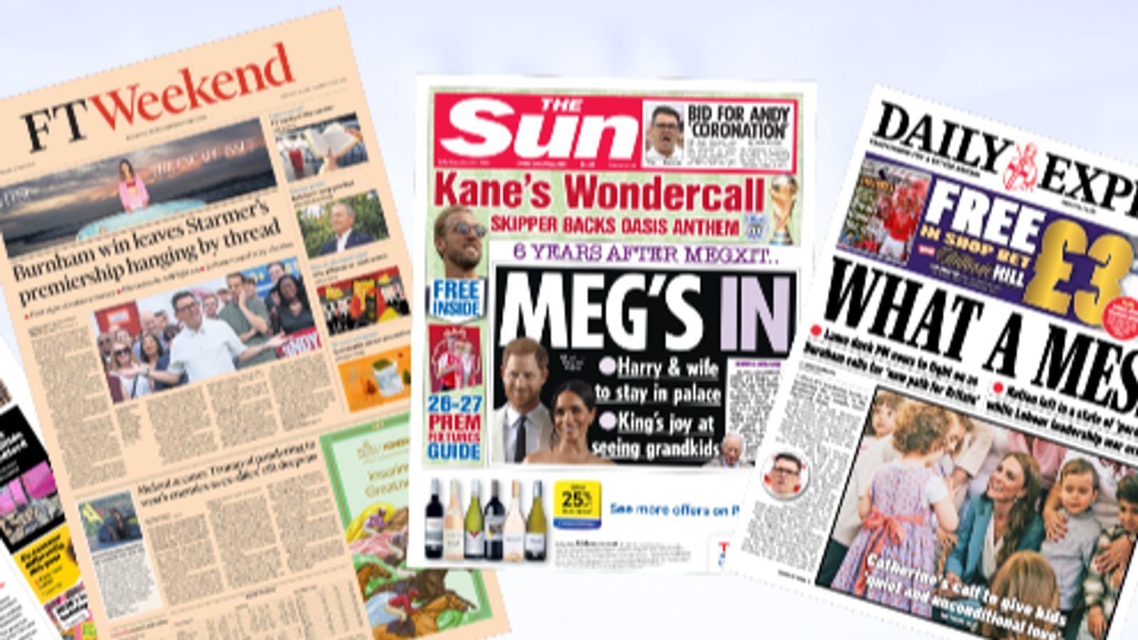 Saturday's newspaper front pages | UK News | Sky News