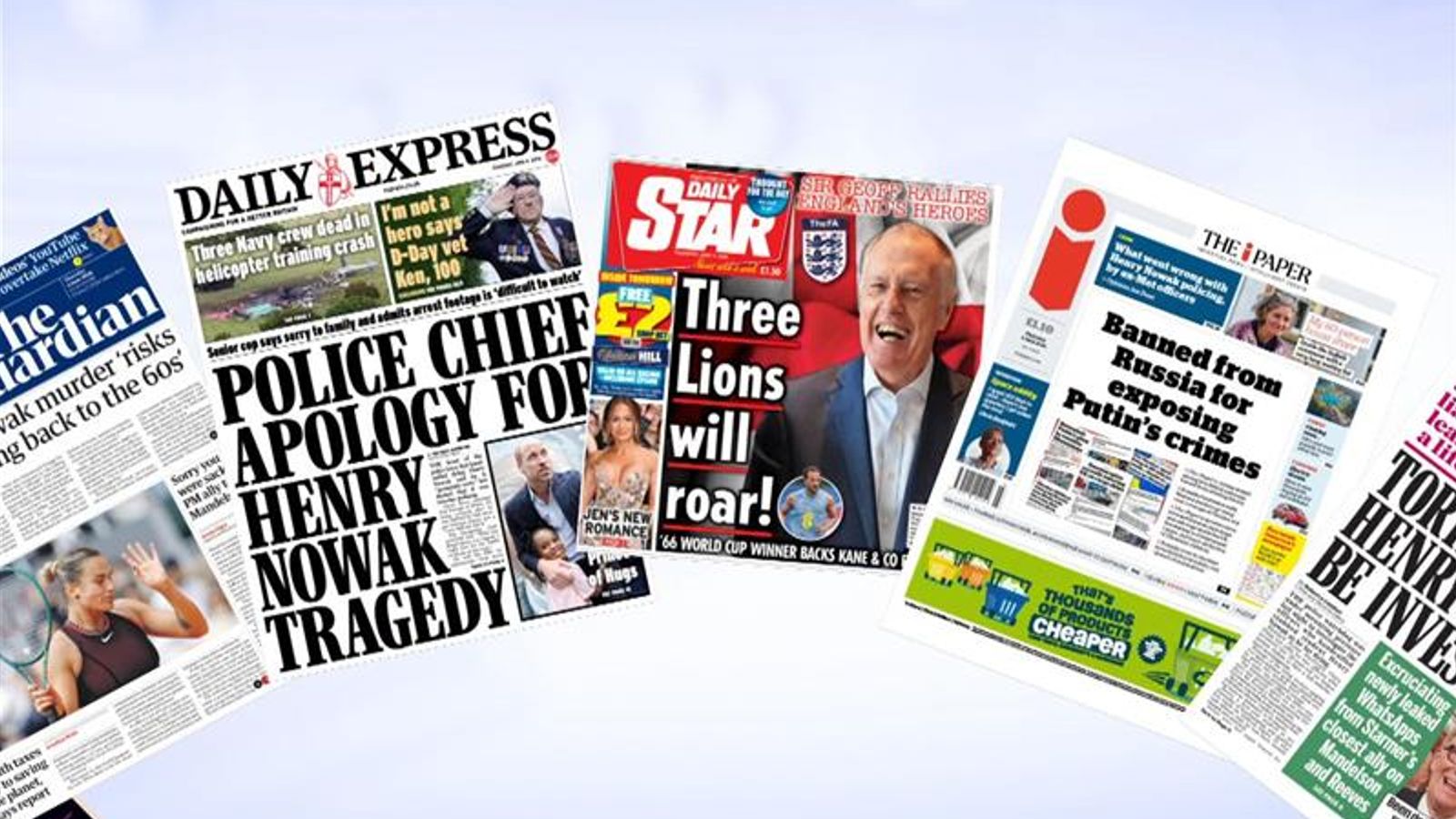 Thursday's newspaper front pages | UK News | Sky News