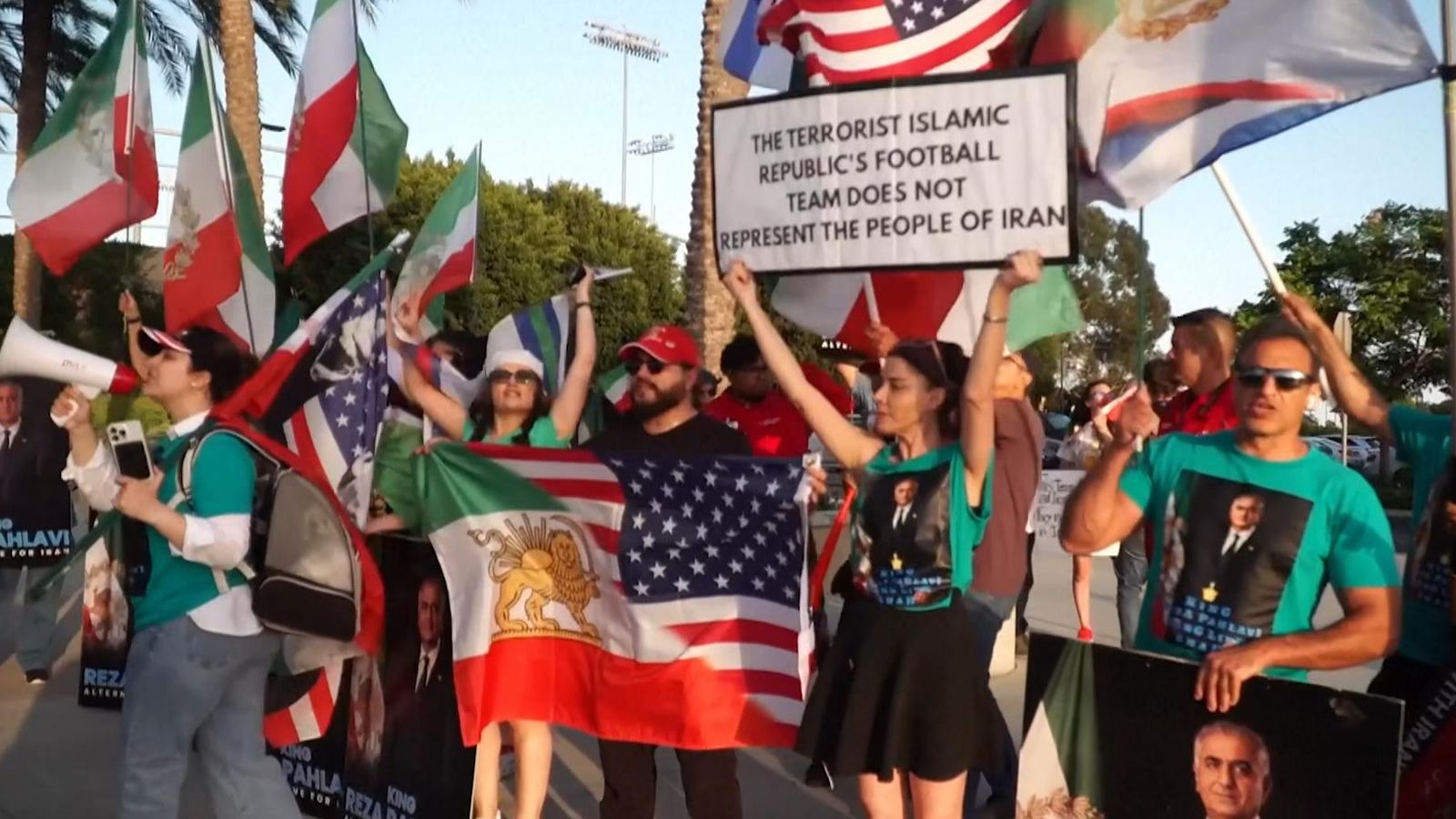 World Cup watch: Anti-Iranian regime protests as team arrive in United ...