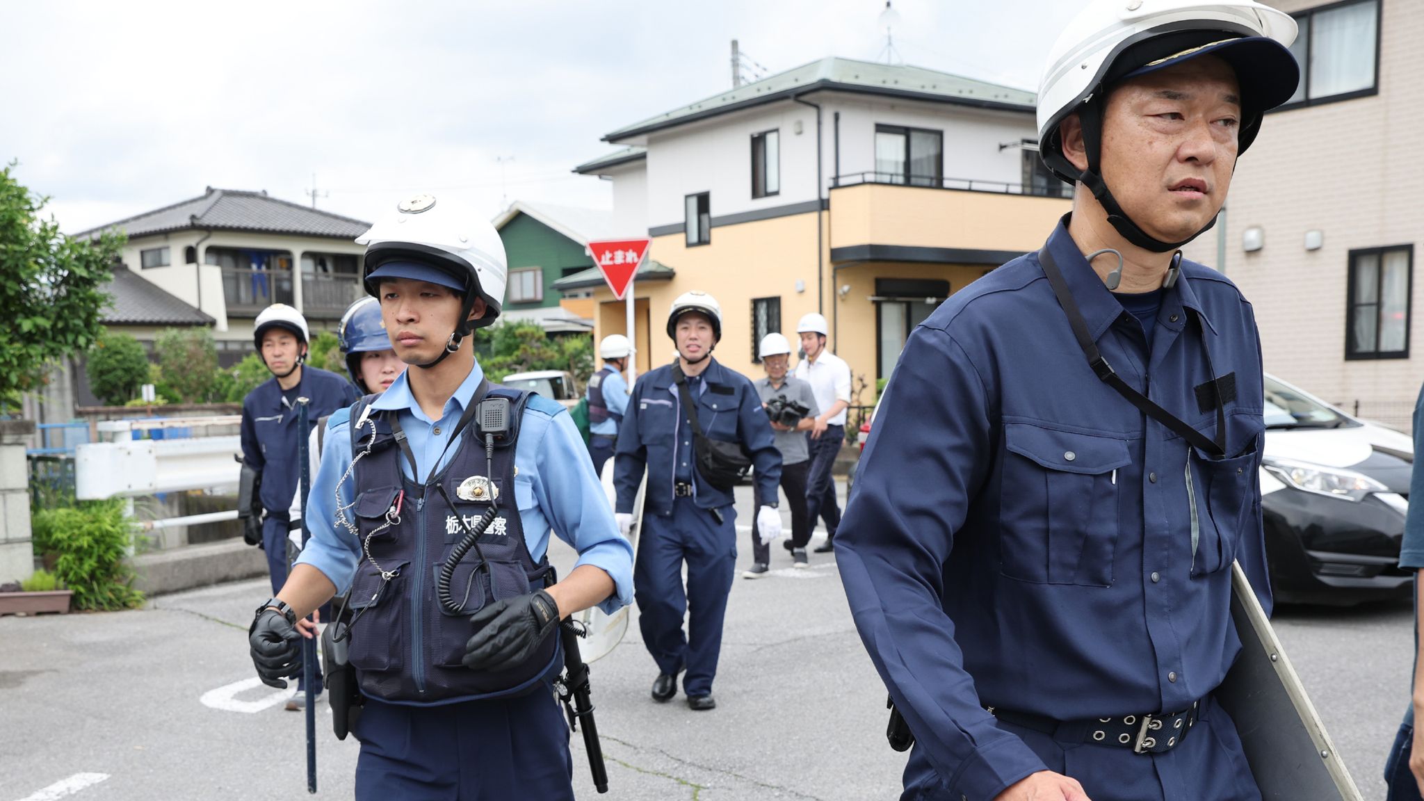 Wild black bear captured in Japan after multi-day hunt through major ...