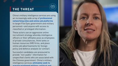 Warning over Chinese spies targeting UK government and military staff ...