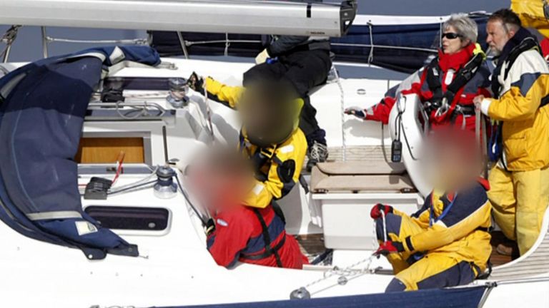 Couple on yacht that Russian warship fired warning shots at speak to ...