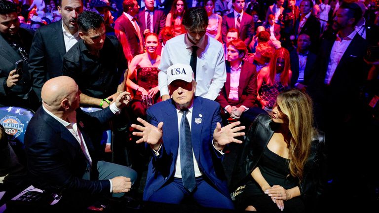 Trump marks 80th birthday with cage fighting on White House lawn ...