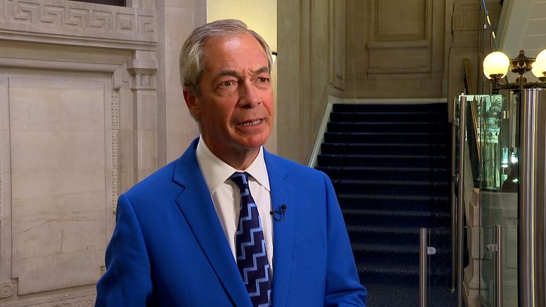Nigel Farage reacts to PM's resignation | News UK Video News | Sky News
