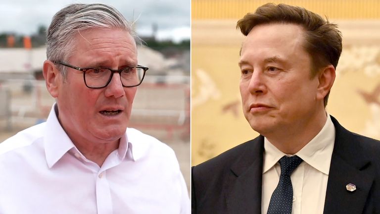 Keir Starmer accuses Elon Musk of 'whipping up division' in the UK ...