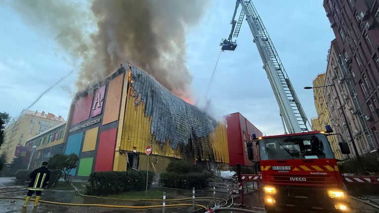 Russian strikes kill nine across Ukraine as fire breaks out at ...