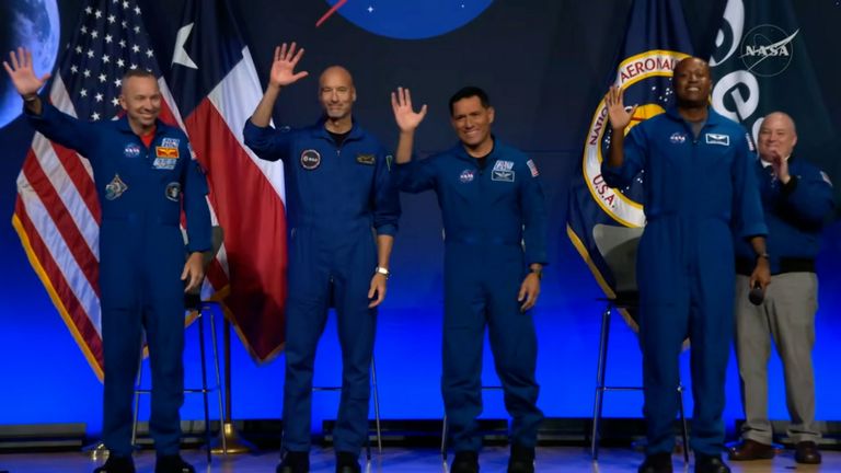 Four-man crew named for NASA's next mission in Artemis moon programme ...