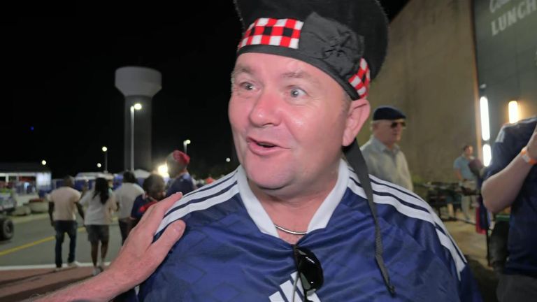 Scotland fans react to World Cup draw | News UK Video News | Sky News