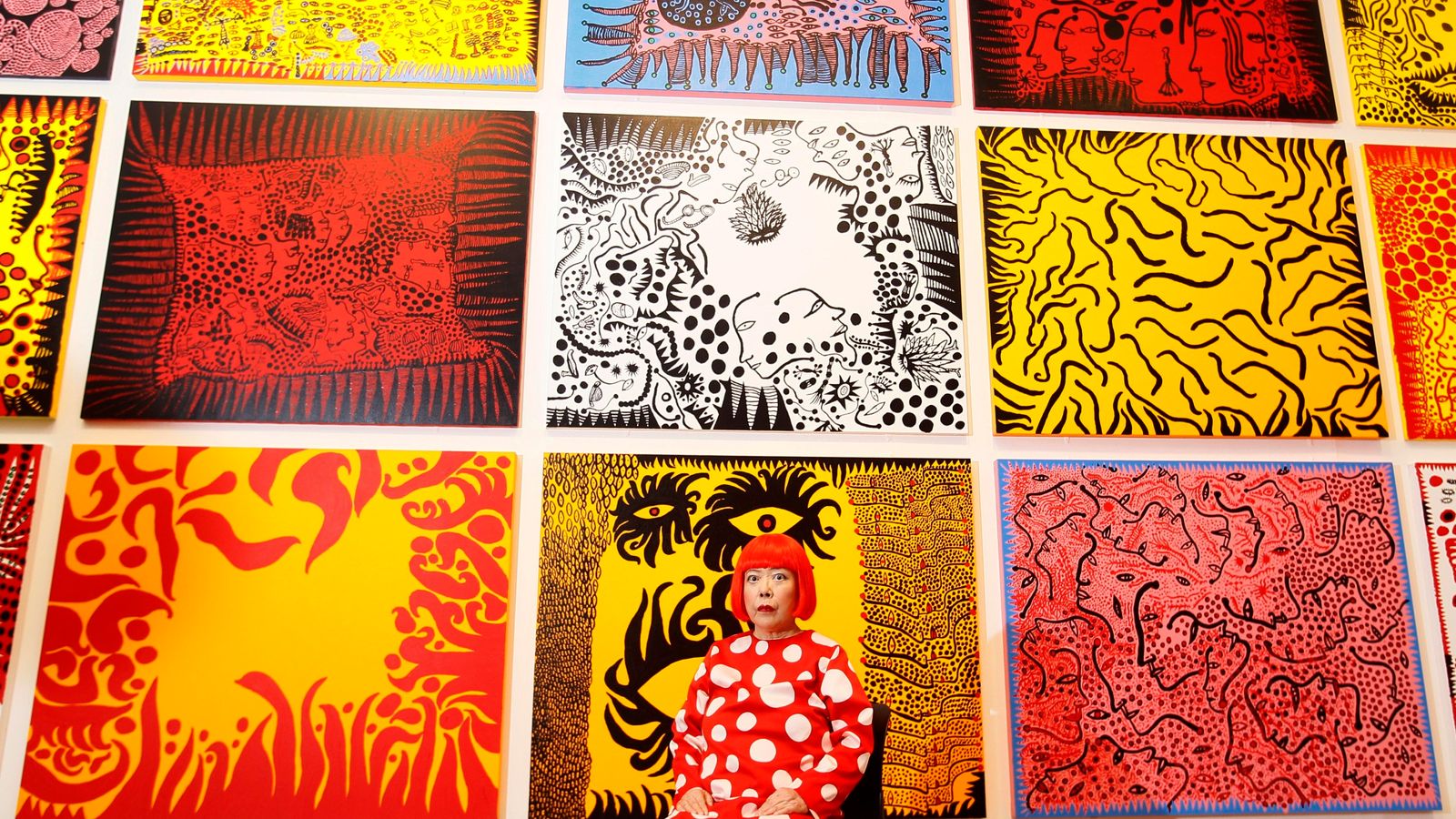 Japanese artist Yayoi Kusama dies aged 97 | Ents & Arts News | Sky News